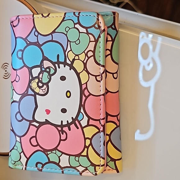 Hello Kitty | Bags | Hello Kitty Trifold Wallet | Poshmark